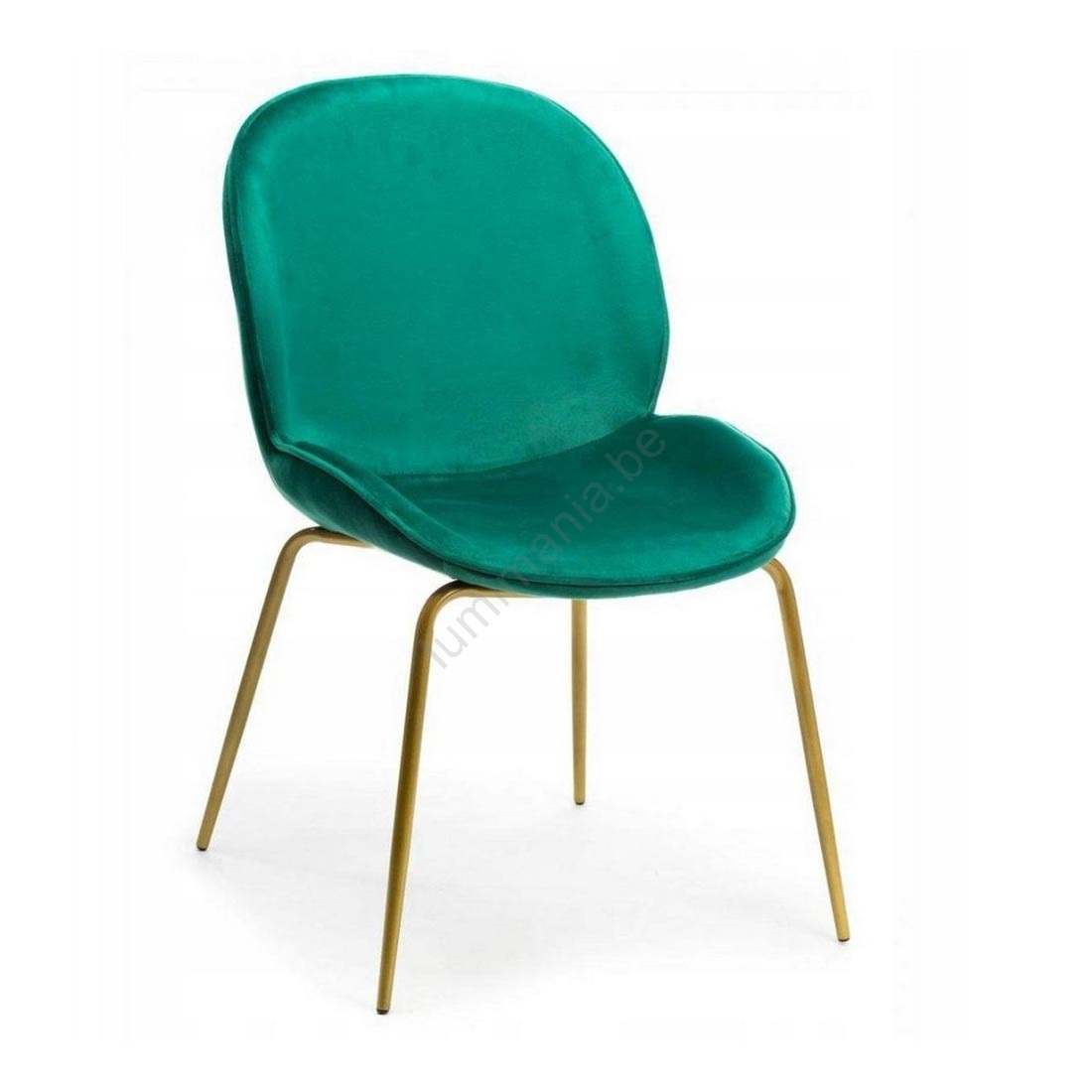 Chaise de salle à manger LORI 82,5x49 cm verte | Lumimania