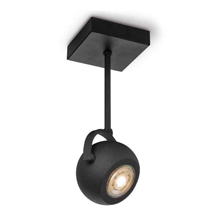Dimbare LED Spot NOP 1xGU10/5,8W/230V zwart | Lumimania