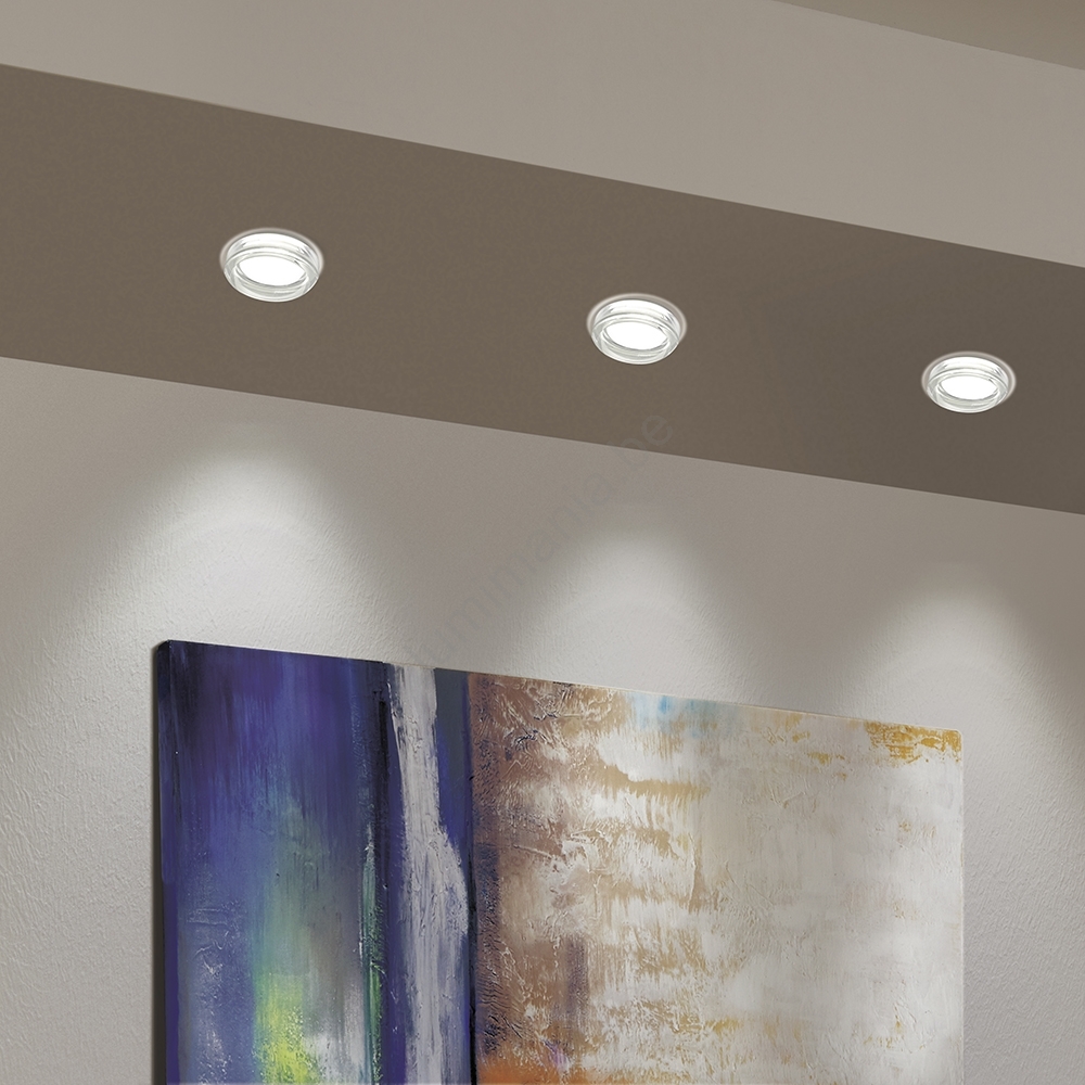 Eglo 95922- LED Badkamer plafondlamp inbouw PINEDA 1 1xLED/6W/230V IP44 ...