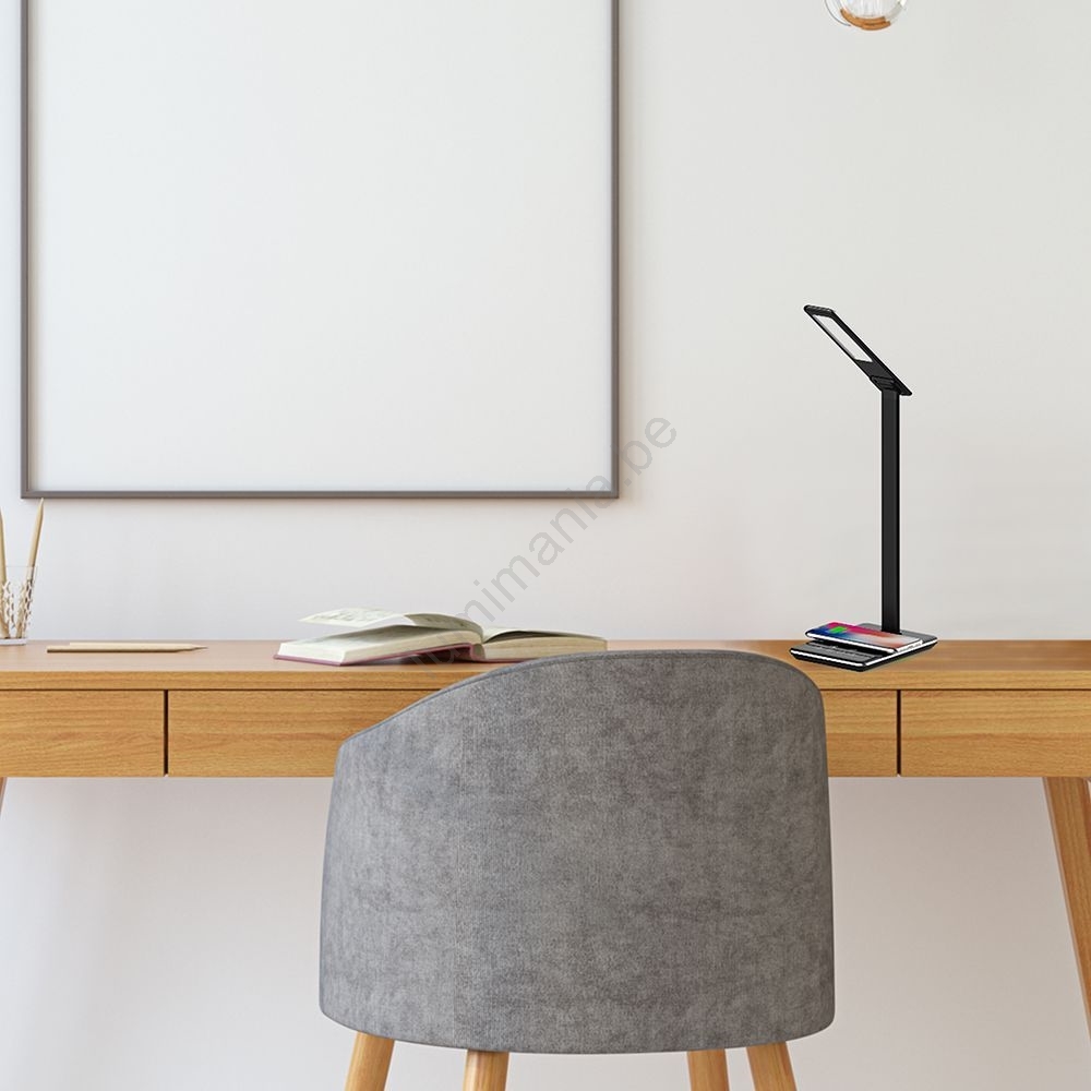 Lampe de table LED tactile à intensité variable LED/4W/5V 3000-6500K USB noire | Lumimania