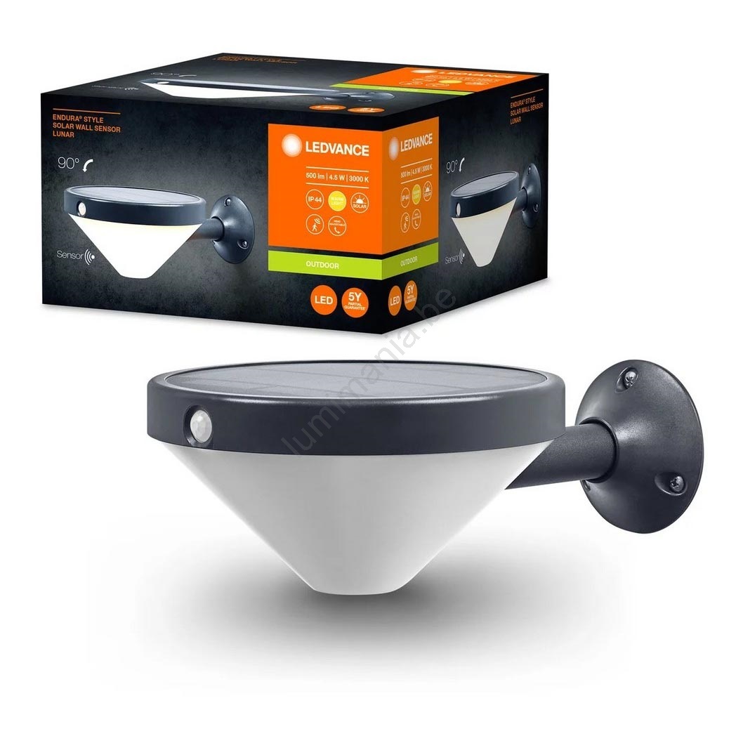 Ledvance- Applique murale solaire avec détecteur ENDURA LED/4,5W/3,7V IP44 | Lumimania