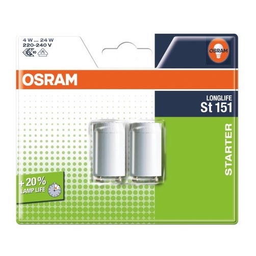 Osram - Starter pour Lampe fluorescente ST151 4-22W/230V | Lumimania