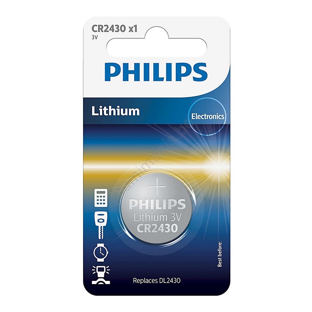 Philips CR2430/00B - Lithium knoopcel batterij CR2430 MINICELLS 3V | Lumimania