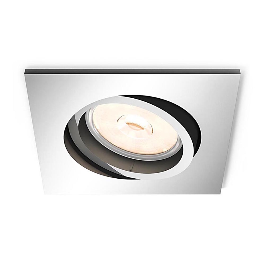 Philips 50403/11/PN - PACK 3x Luminaire encastrable DONEGAL 3xGU10/5,5W/230V | Lumimania