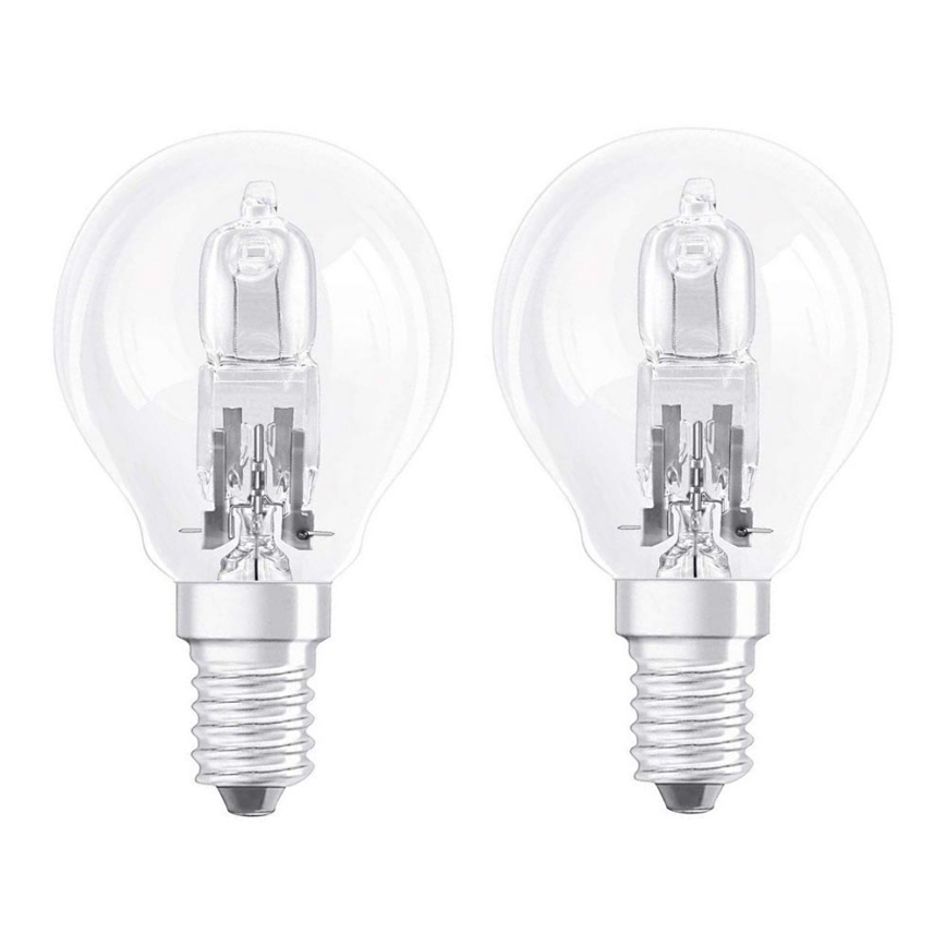 SET 2x Halogeenlamp E14/30W/230V 2700K - Osram | Lumimania