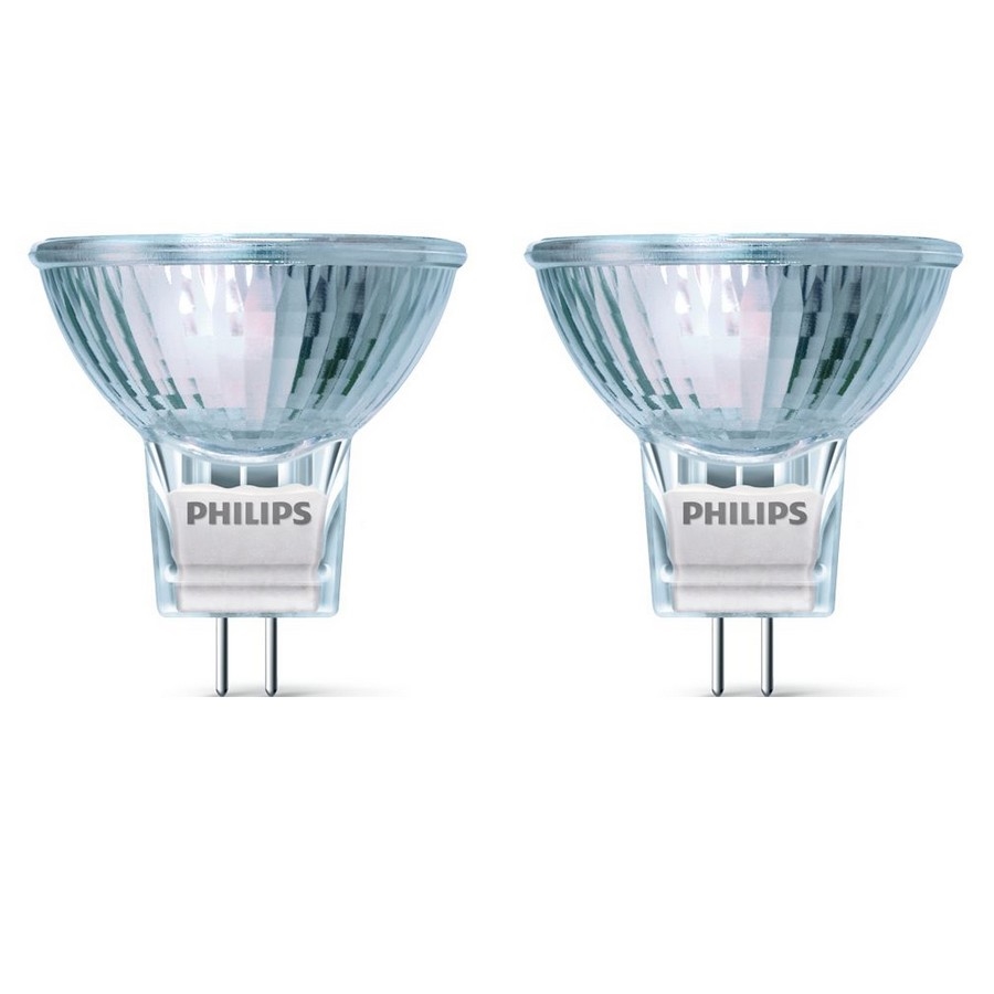 SET 2x Halogeenlamp Philips GU4/35W/12V | Lumimania