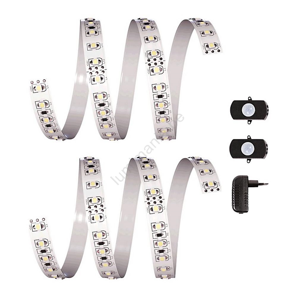 SET 2x LED Strip met Sensor 1,5m LED/7W/230V | Lumimania