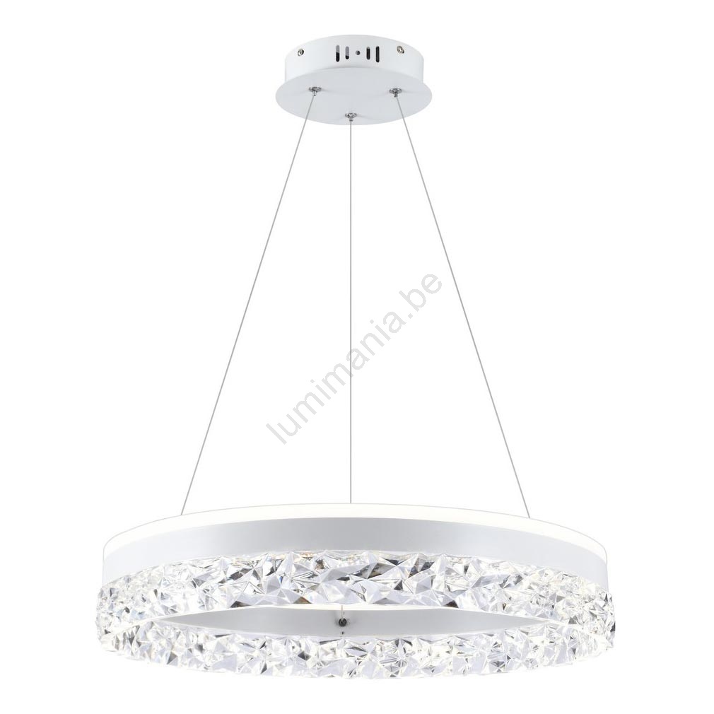 Suspension LED sur câble FROZI LED/32W/230V Ø 50 cm blanche | Lumimania
