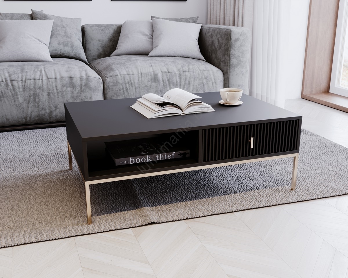Table basse SUE noire | Lumimania