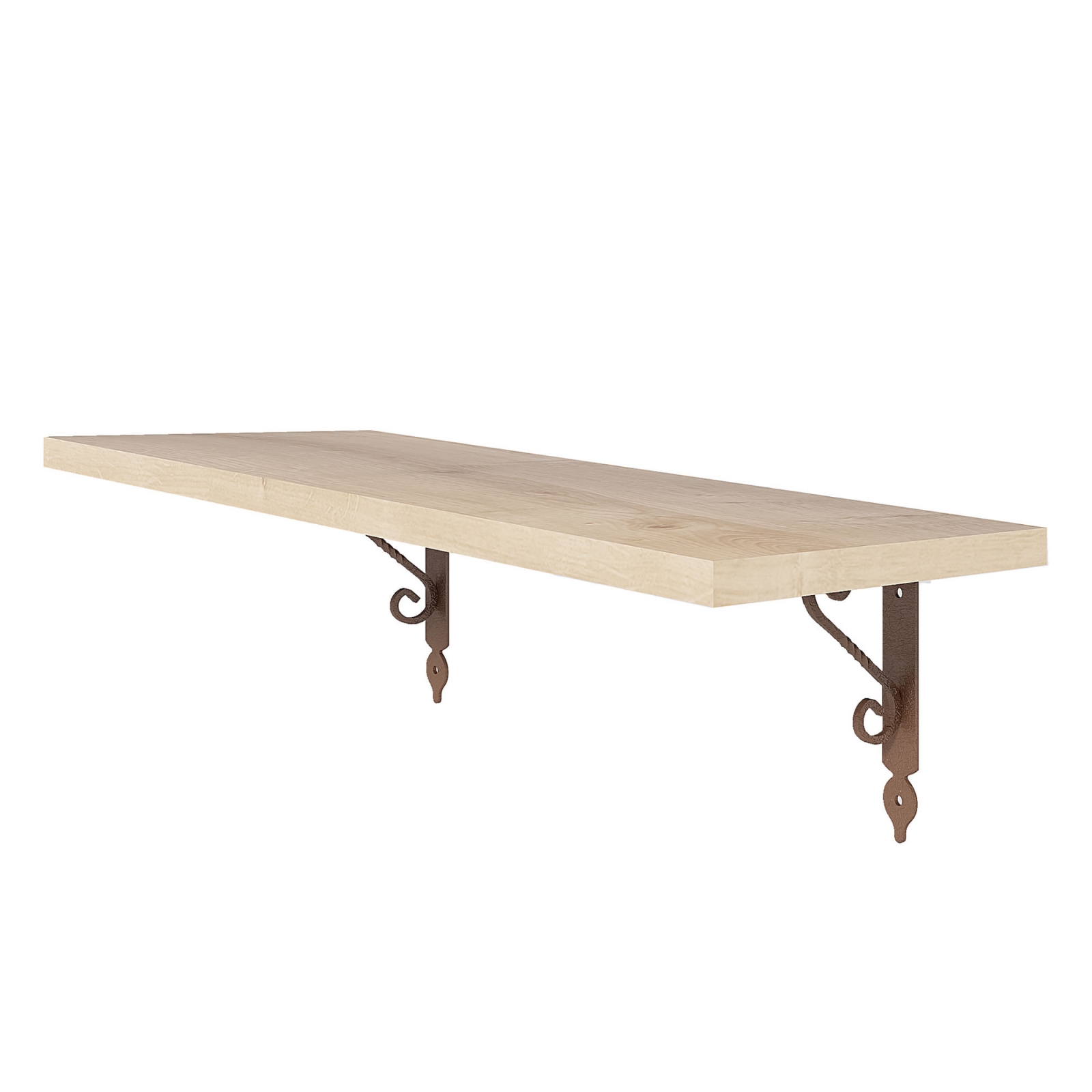 Wandplank RETRO 20x60 cm beige | Lumimania