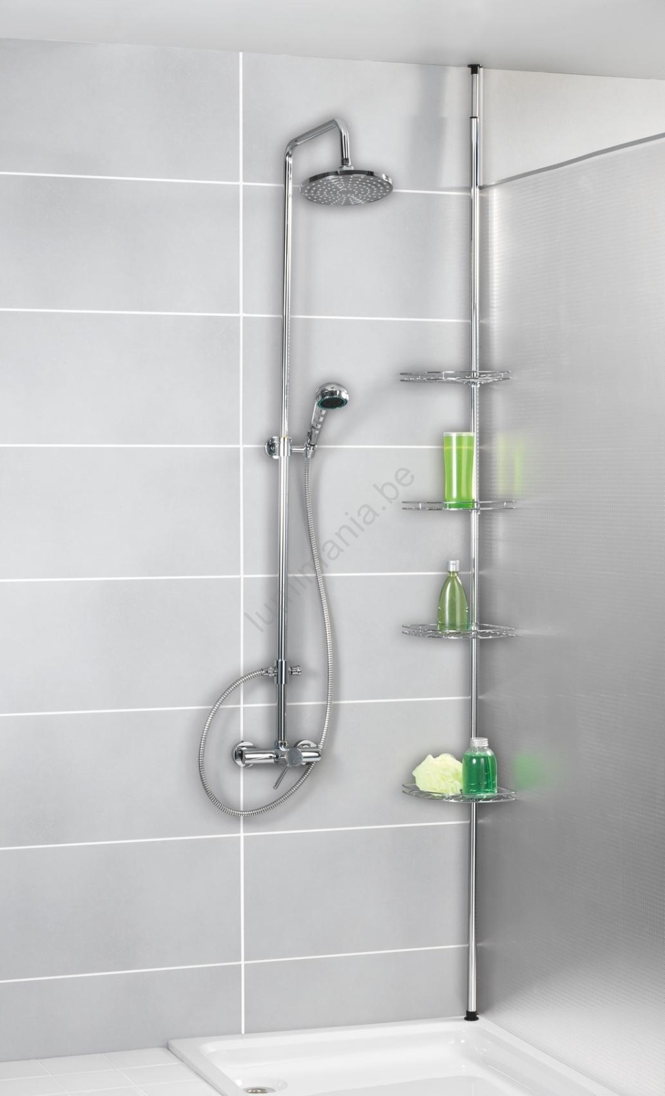 WENKO 18596100 - Élément d'angle PREA 28x200 cm en acier inoxydable ...